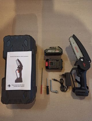 minisega professionale a catena 6 pollici 2 batt