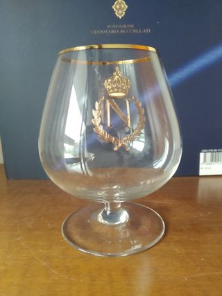 6 bicchieri in cristallo stile Napoleon anni 60