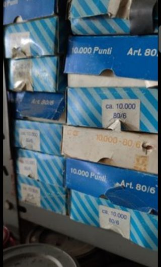 Punti per graffettatrice di varie misure