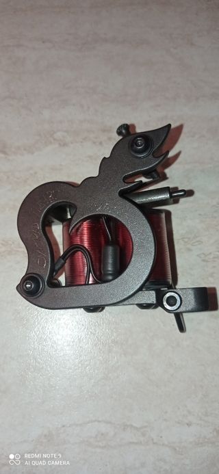 Sacred Heart Iron Tattoo Machine by Lauro Paolini