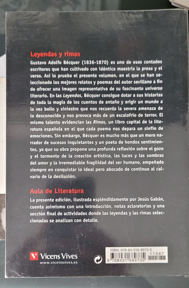 Leyendas y rimas de segunda mano por 5 EUR en Barcelona en WALLAPOP