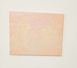 Quadretto dipinto con fiori 