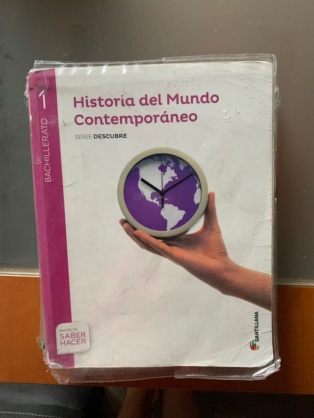Historia Del Mundo Contemporáneo 1 Bach Santillana De Segunda Mano Por