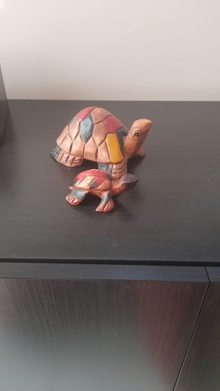 tartarughe in legno 