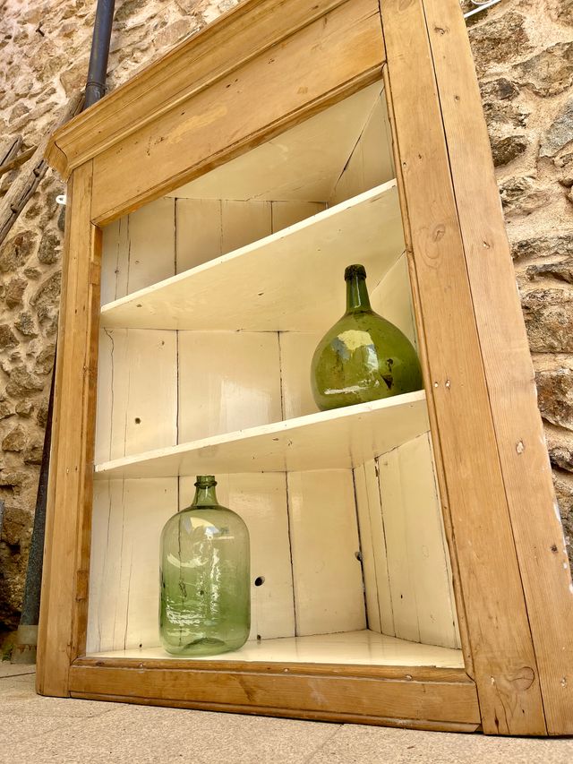 Antiguo mueble alacena esquinero rinconera rústico de segunda mano por ...