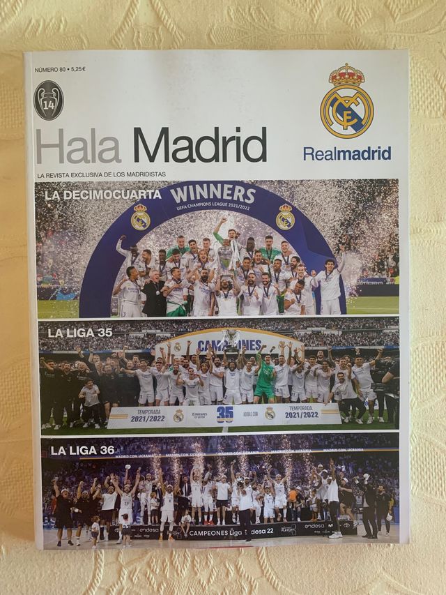 Revista Real Madrid Nº 80 NUEVA de segunda mano por 5 EUR en Valdemoro en WALLAPOP