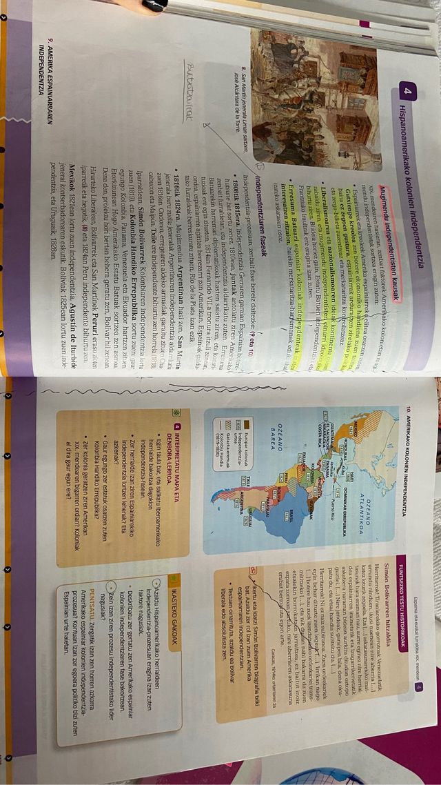 Geografía eta historia 4 DBH de segunda mano por 10 EUR en Santurtzi en WALLAPOP