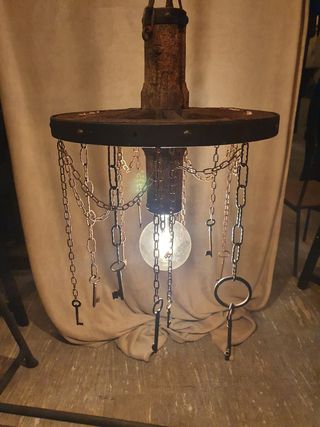 Medieval styled lamp