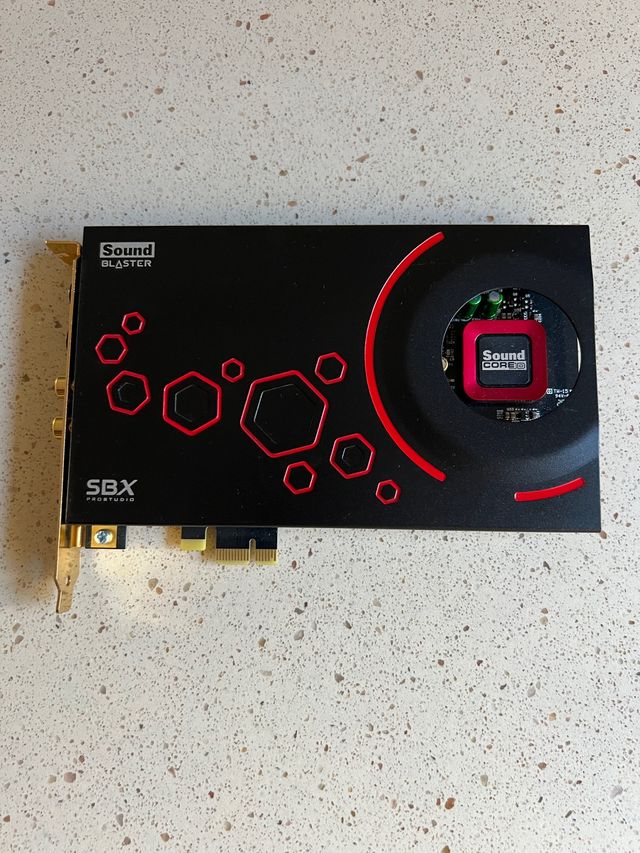Creative Sound Blaster ZxR de segunda mano por 95 EUR en Málaga en WALLAPOP