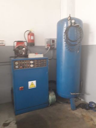 Compressore a vite piu bombola 500 LT