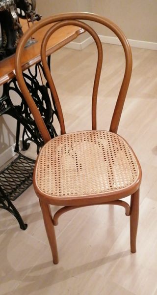 Sedia in paglia di Vienna