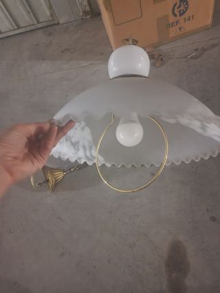 Lampadario in vetro