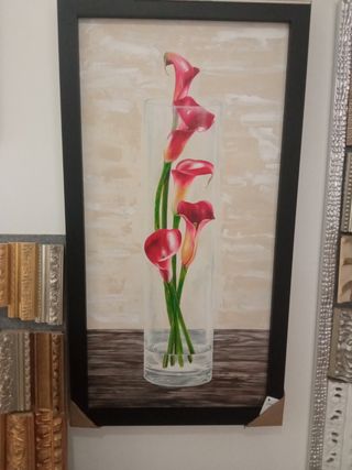 quadro con cornice  nero opaca