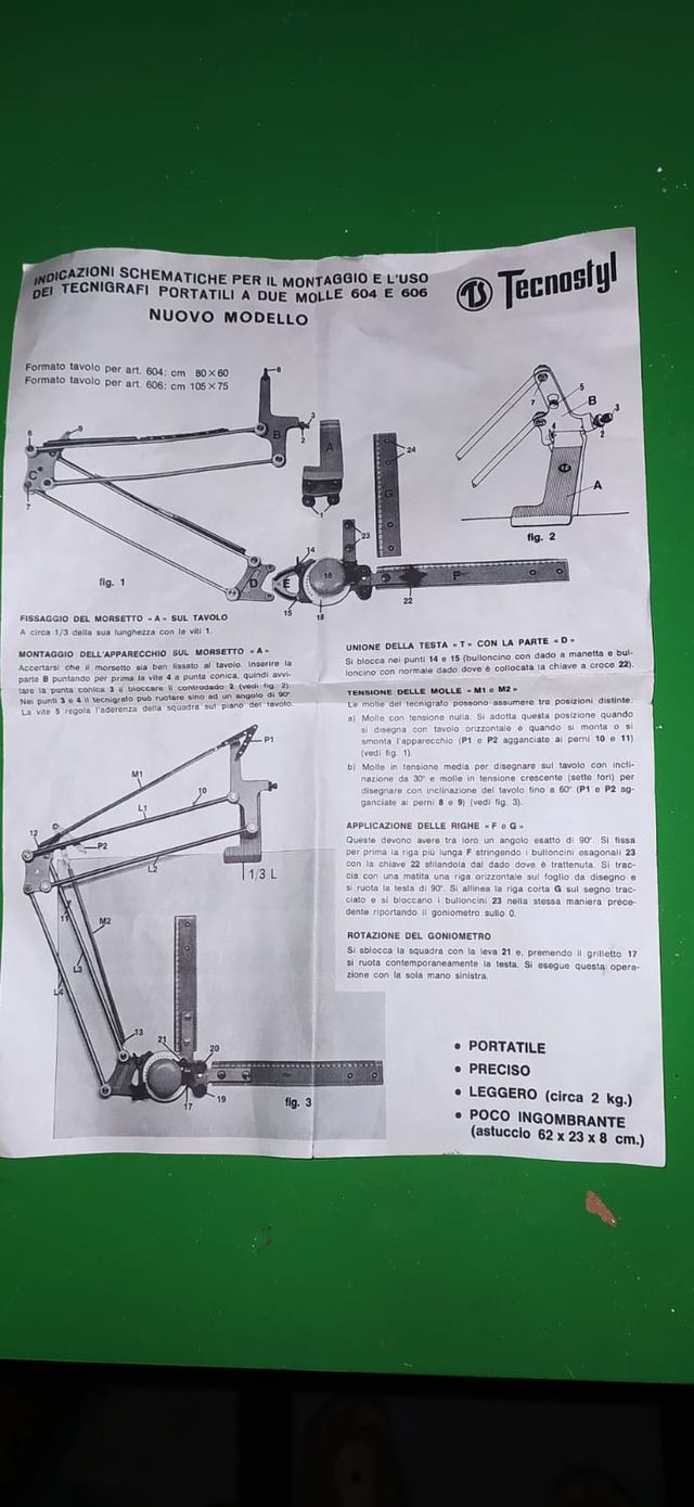 Tecnigrafo portatile a due molle 604 Tecnostyl: attrezzature di lavoro in vendita a Garbagnate ...