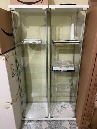 2 IKEA Detolf vetrine con led Yeelight Xiaomi