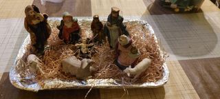 Set Presepe in Ceramica 7pz