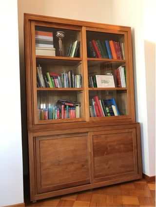Libreria in teak Cargo Hightech