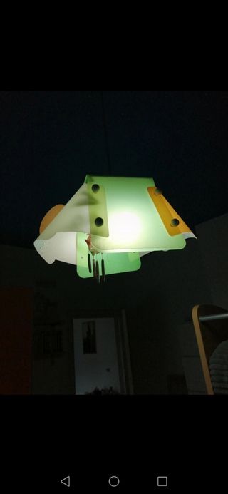 Lampadario cameretta colorato