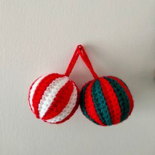 palline di Natale handmade 