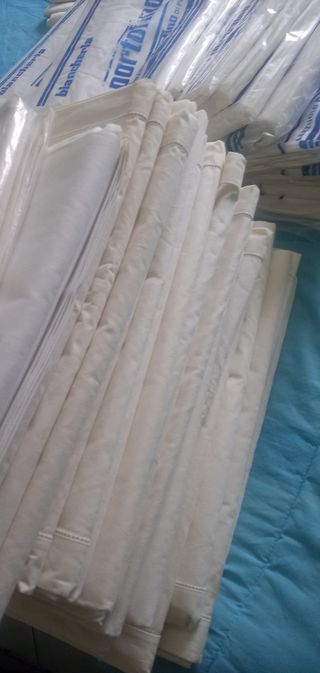 lenzuola di cotone-lino vintage