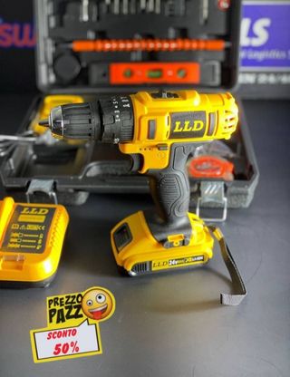 NUOVO TRAPANO 24V LLD  AVVITATORE + DUE BATTERIE +