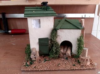 Casetta per presepe e non solo