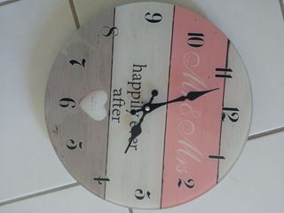 orologio shabby vetro