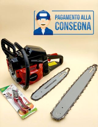 NUOVO MOTOSEGA 52CC A SCOPPIO 3 IN 1 DOPPIA LAMA 2