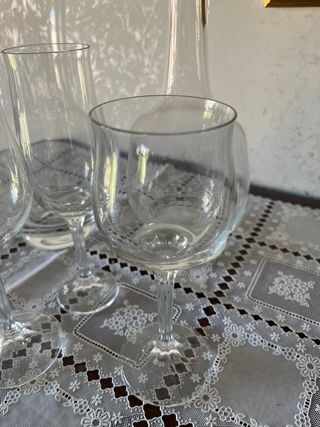 Sevizio bicchieri in cristallo