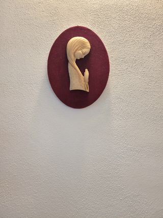 Quadro Madonnina ovale