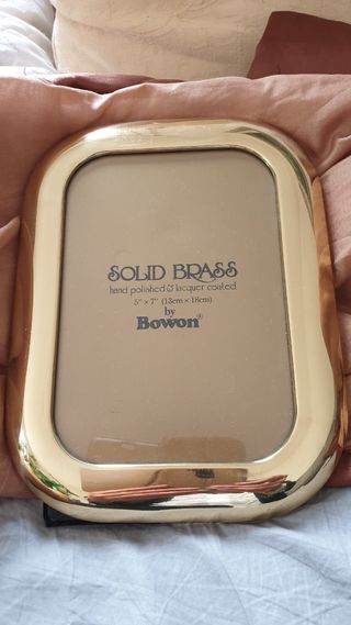 ottone cornice portafoto