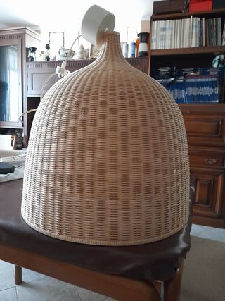 lampadario  di paglia