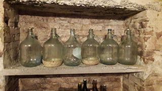 6 DAME DAMIGIANE da 5 Litri x Vino/Olio