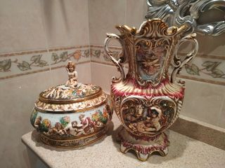 capodimonte anfora e coppiera