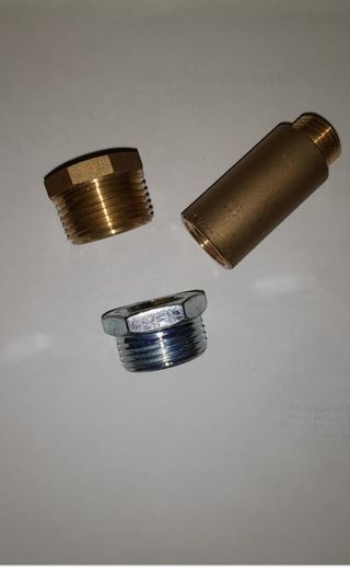 riduzione 1/2 pollice ottone canotto acqua nuovi