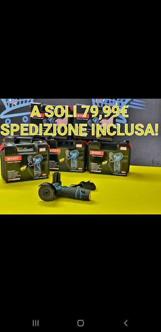 NUOVO MINI FLEX SMERIGLIATRICE ANGOLARE PROFESSION