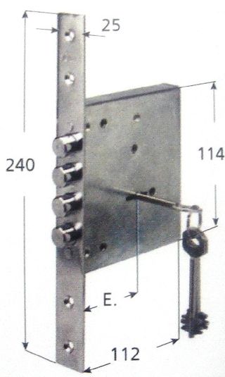 Serratura di sicurezza JUWEL 1176 acquisto errato