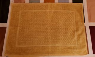 Tappetino bagno in spugna Caleffi giallo