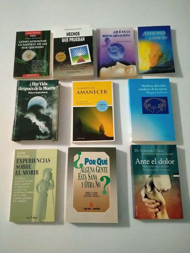 3°LOTE: 10 LIBROS:" ENFERMEDAD,SUFRIMIENTO, MUERTE de segunda mano por 60 EUR en Manzanares en ...
