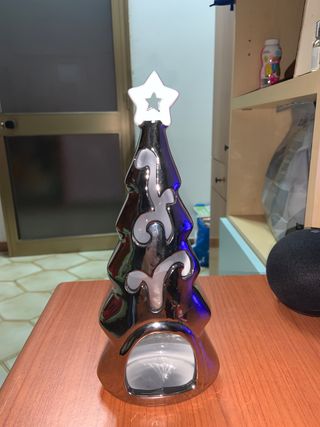 Alberello di Natale posa candela