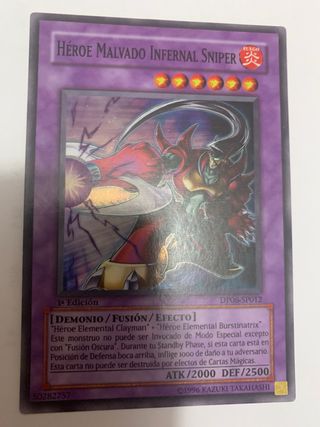 Carta Yu-Gi-Oh Heroe Malvado Infernal Sniper de segunda mano por 5 EUR ...