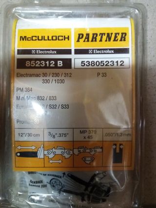 Catena motosega 12"/30cm 852312B