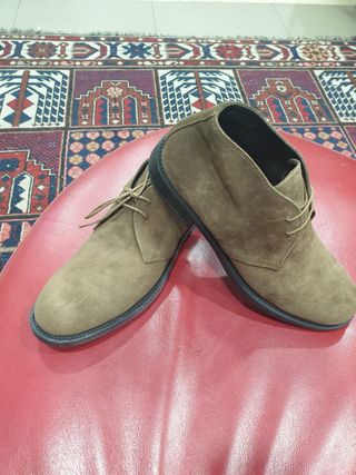 Polacchine scamosciate beige