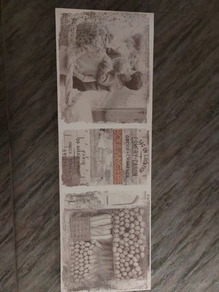 Quadro in tela plastificata 