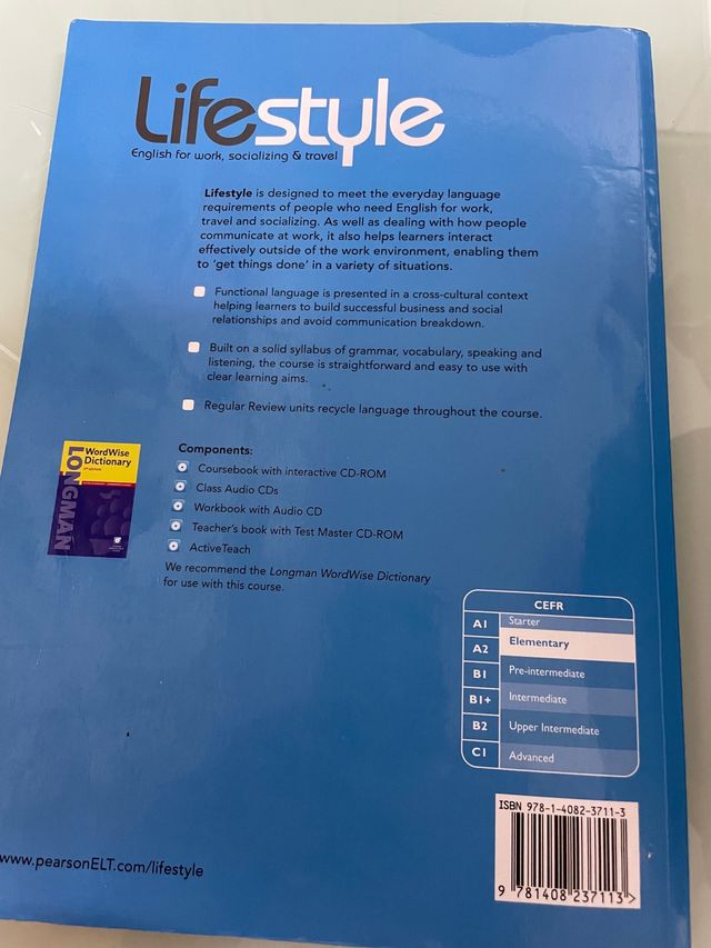 Libro Inglés Lifestyle Grado superior FP A1-A2 de segunda mano por 20 ...