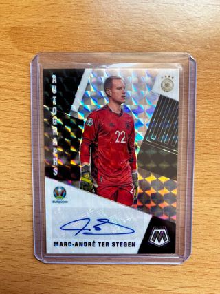 ANDRE TER STEGEN FIRMA AUTOGRAFO TOPPS PANINI BARÇ de segunda mano por ...