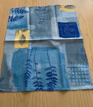 tovagliolo in cotone con fantasia 