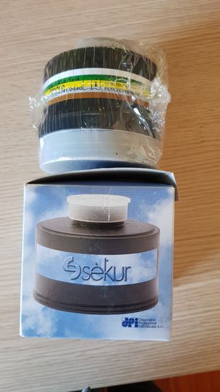 2 x FILTRO PER MASCHERA POLIMASK SEKUR serie 230
