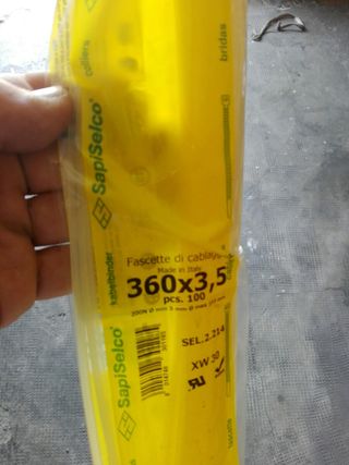 fascette per cablaggio varie misure