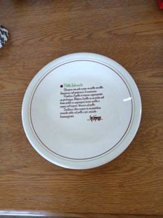 piatto da collezione Ugo Tognazzi